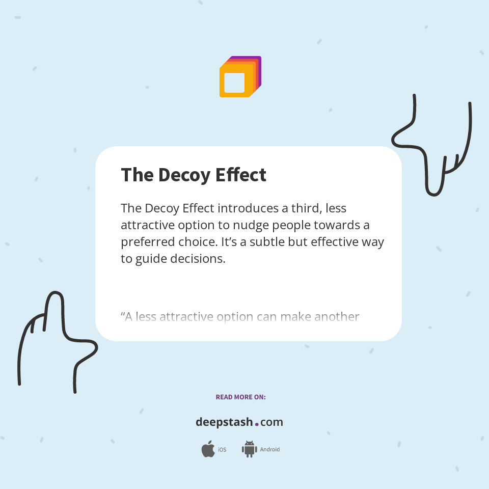 The Decoy Effect - Deepstash