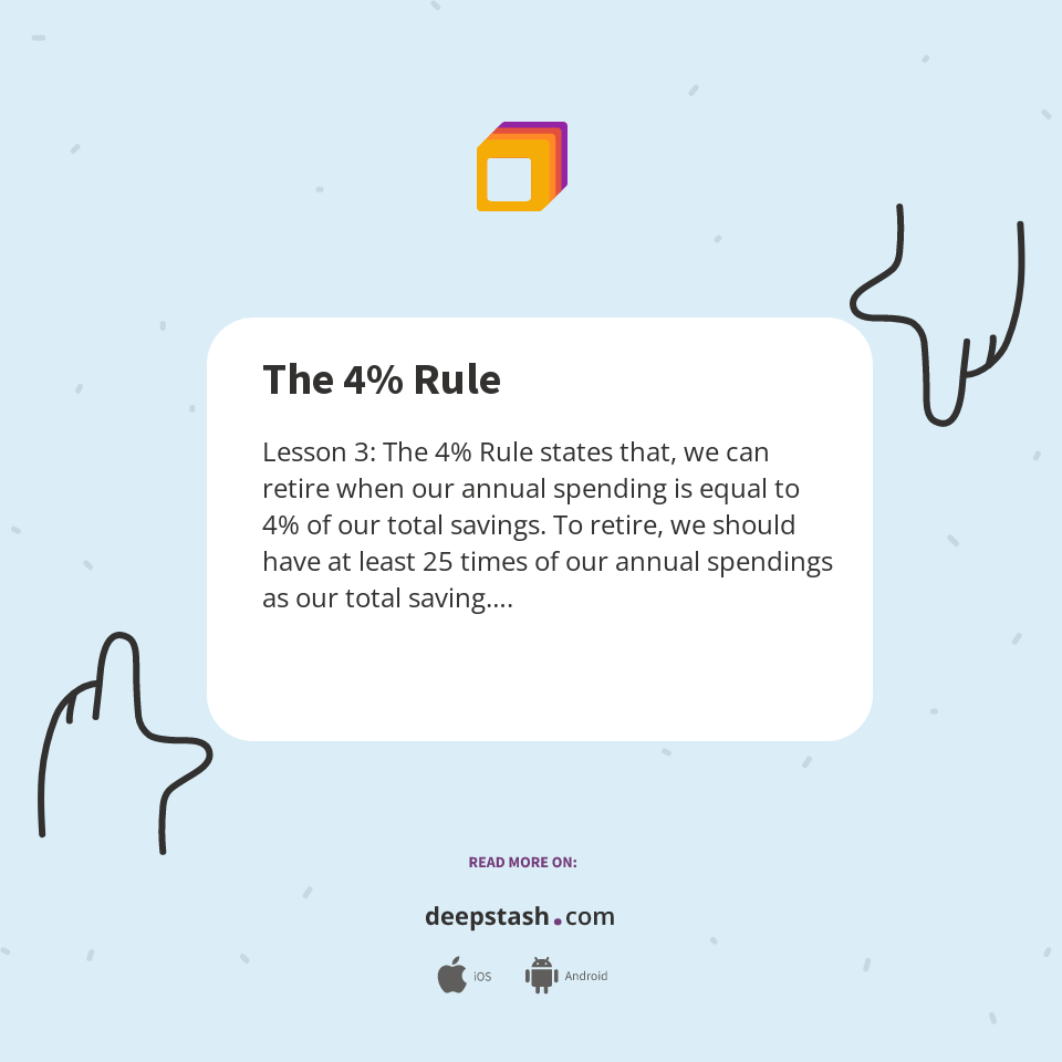 The 4% Rule - Deepstash