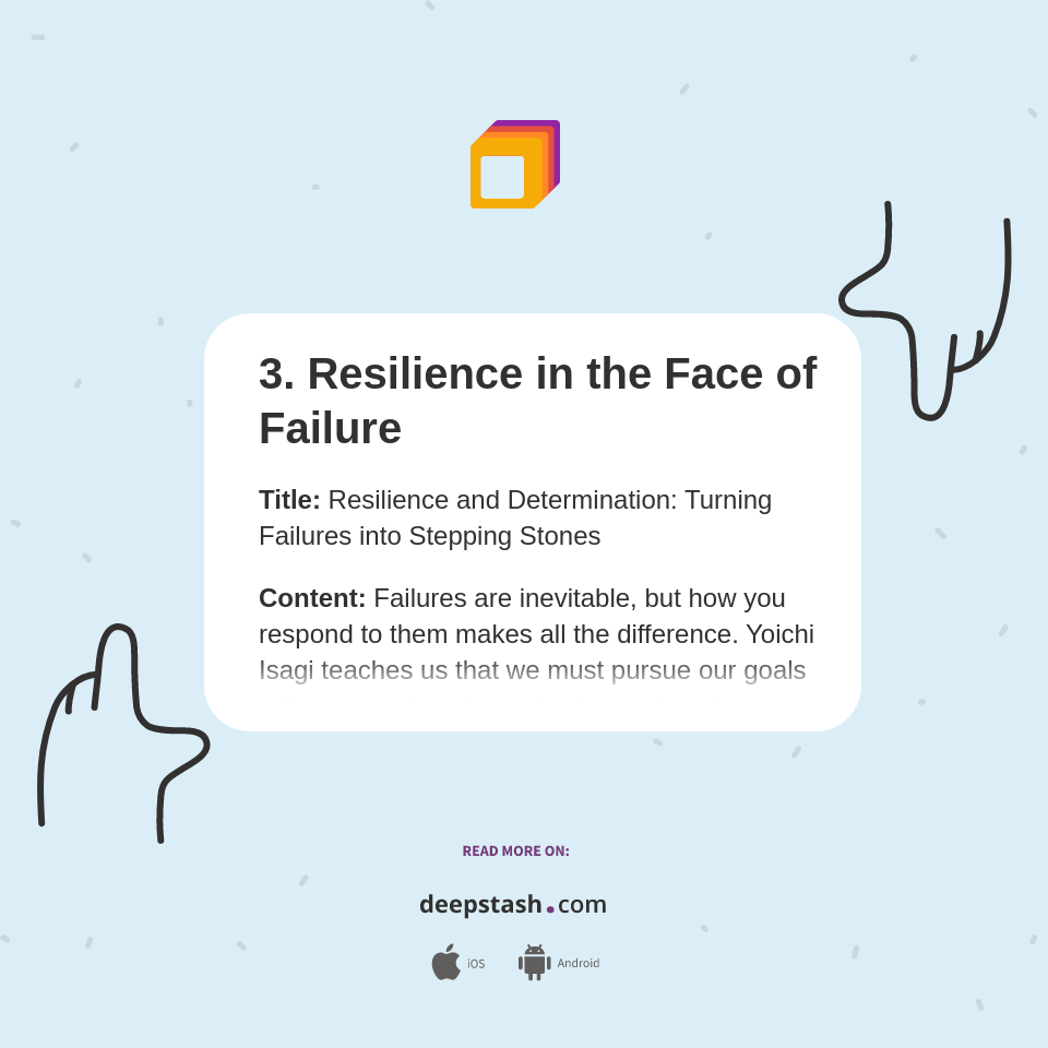 3. Resilience in the Face of Failure - Deepstash