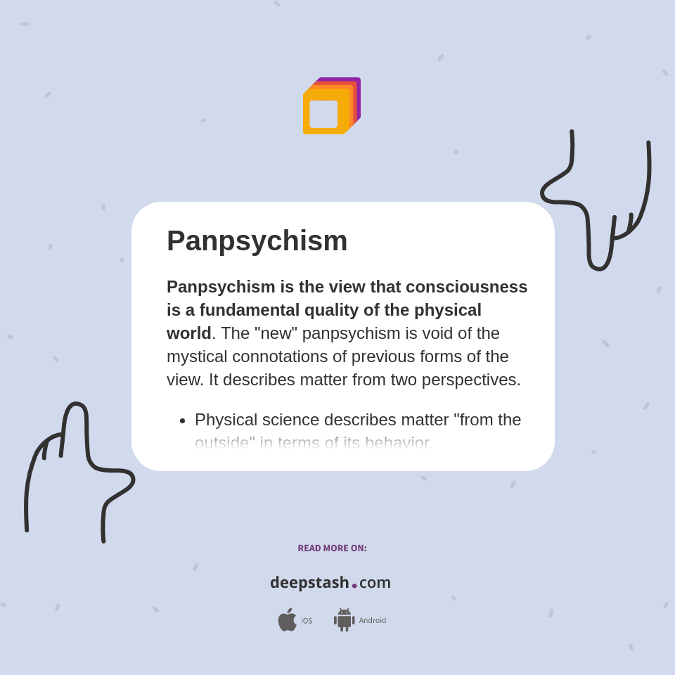Panpsychism - Deepstash