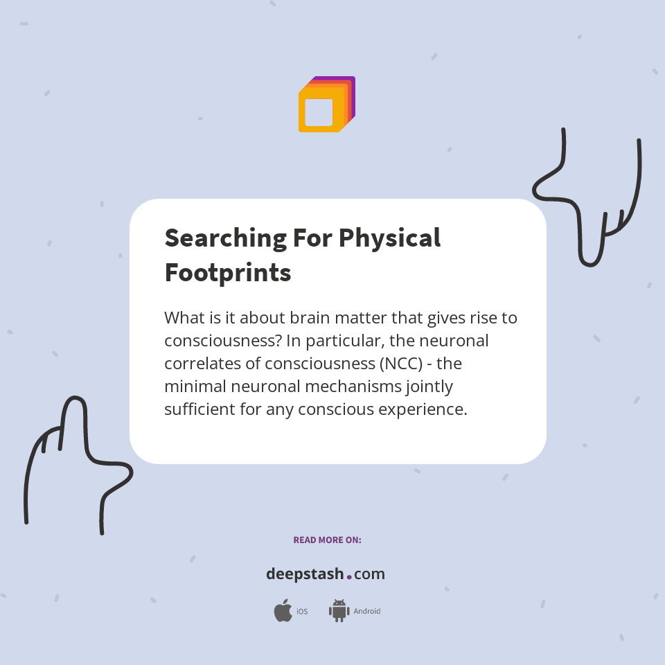 Searching For Physical Footprints - Deepstash