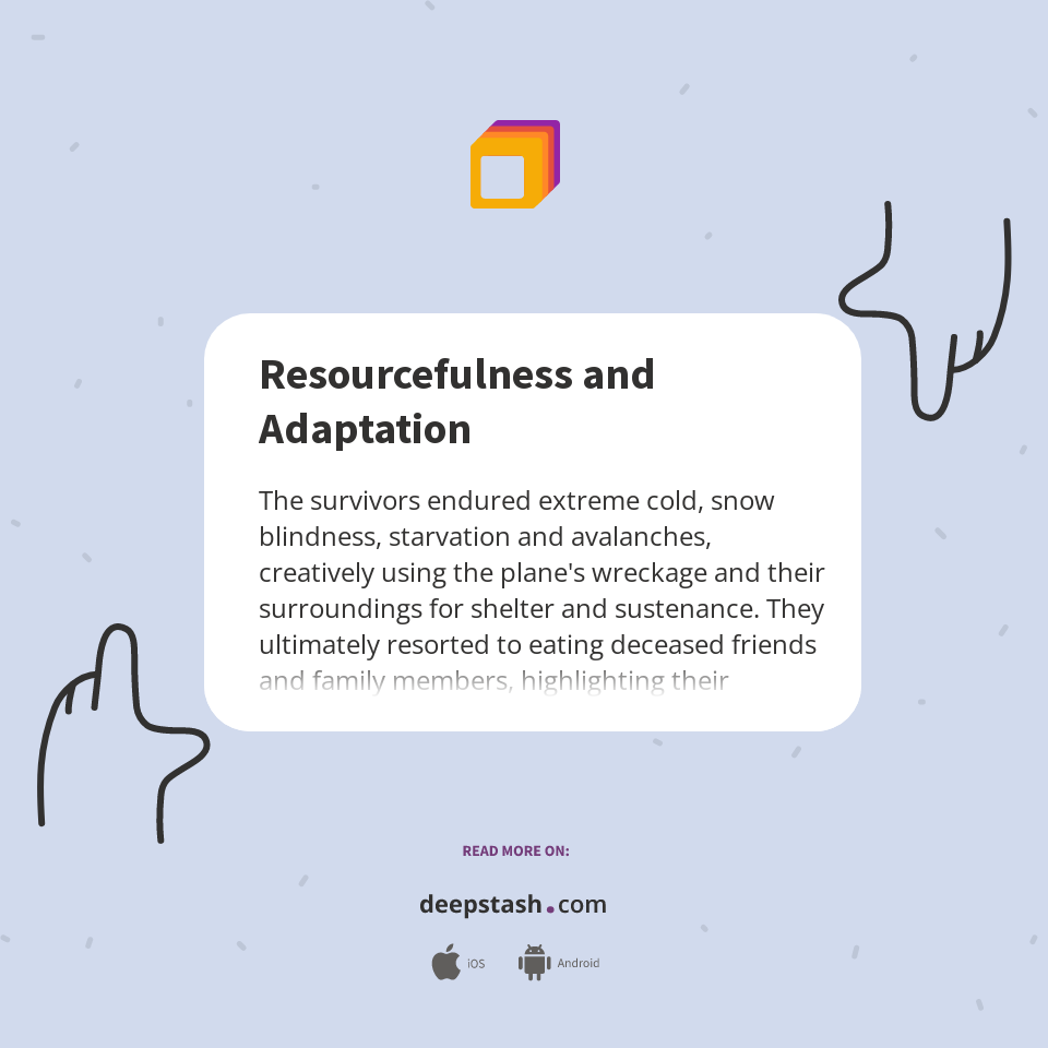 Resourcefulness and Adaptation - Deepstash