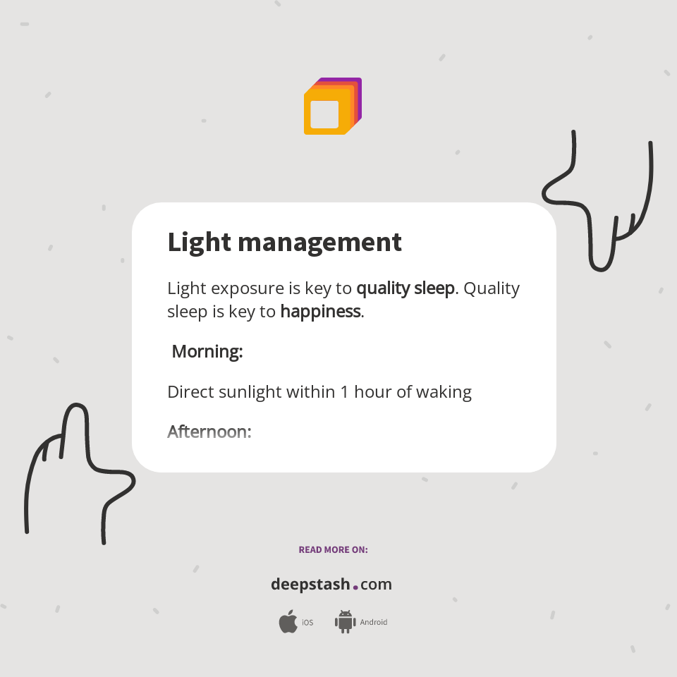 Light management - Deepstash