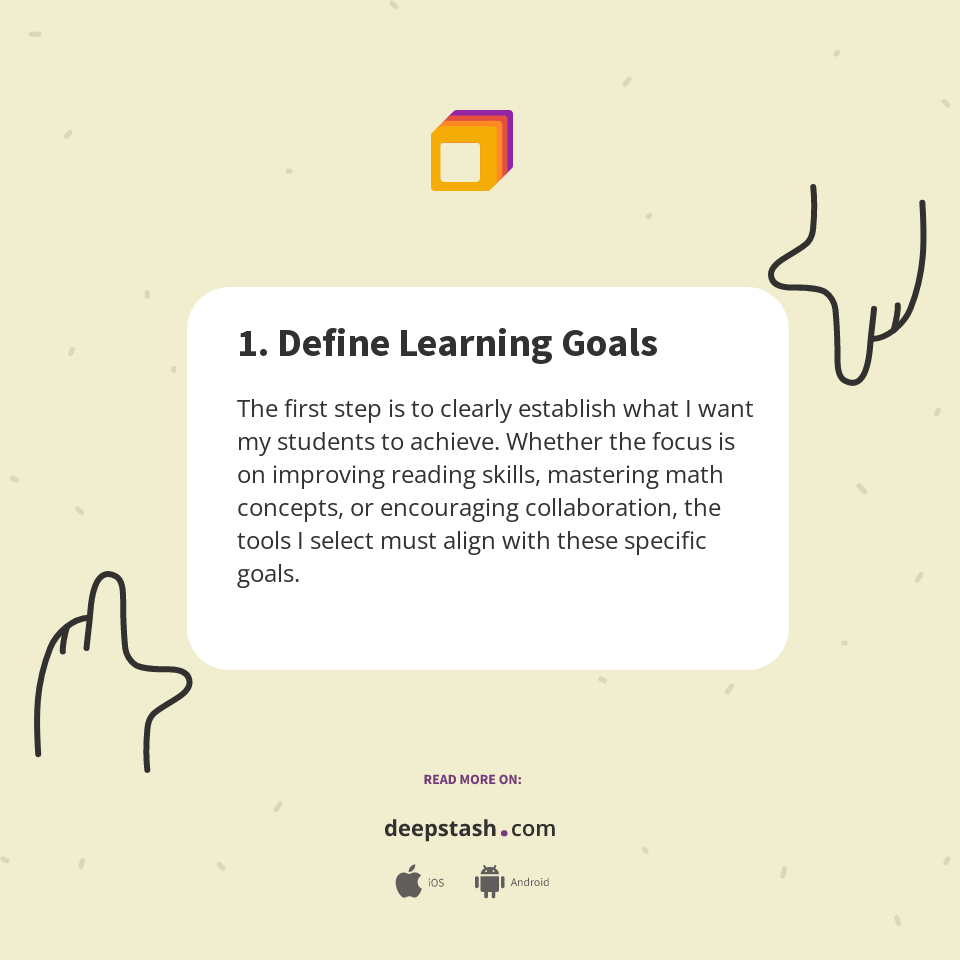 1. Define Learning Goals - Deepstash