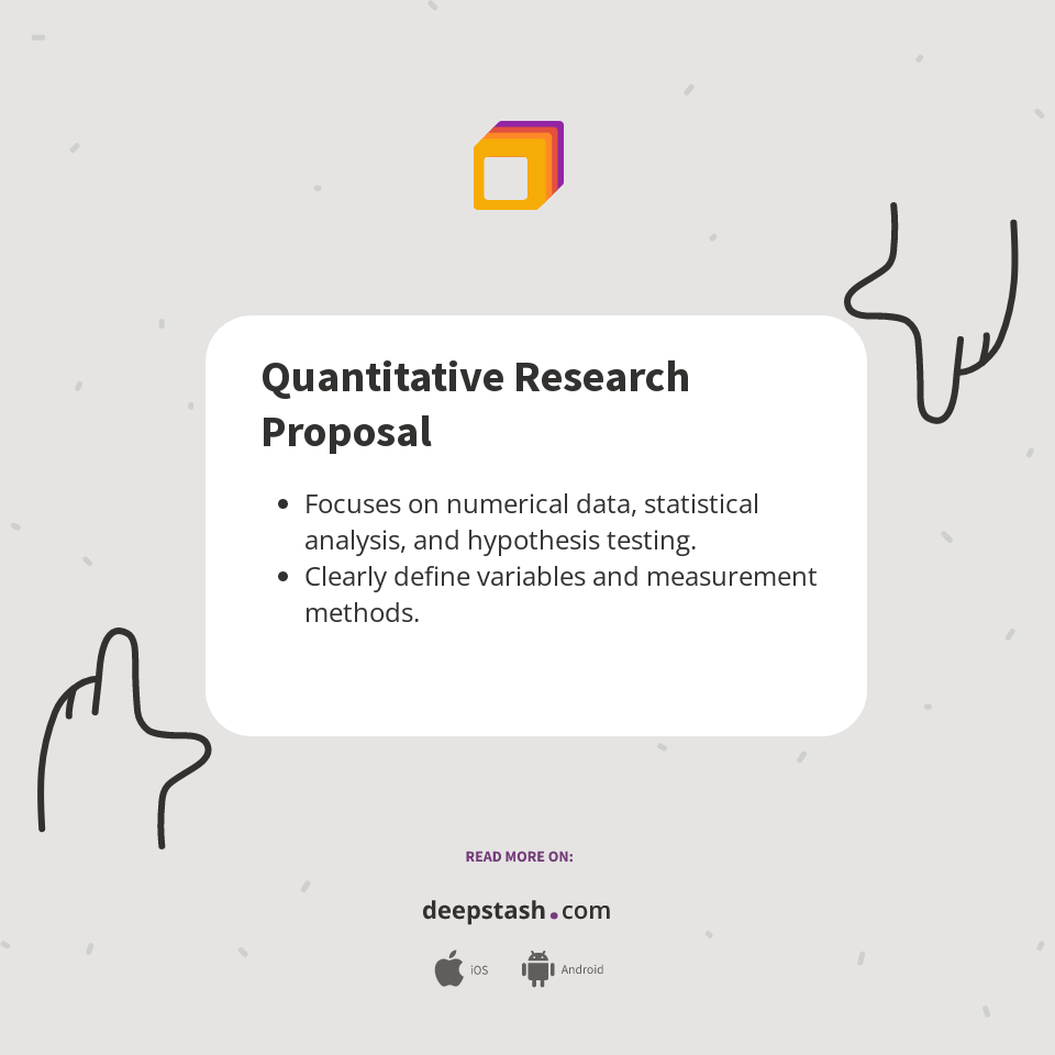 Quantitative Research Proposal - Deepstash