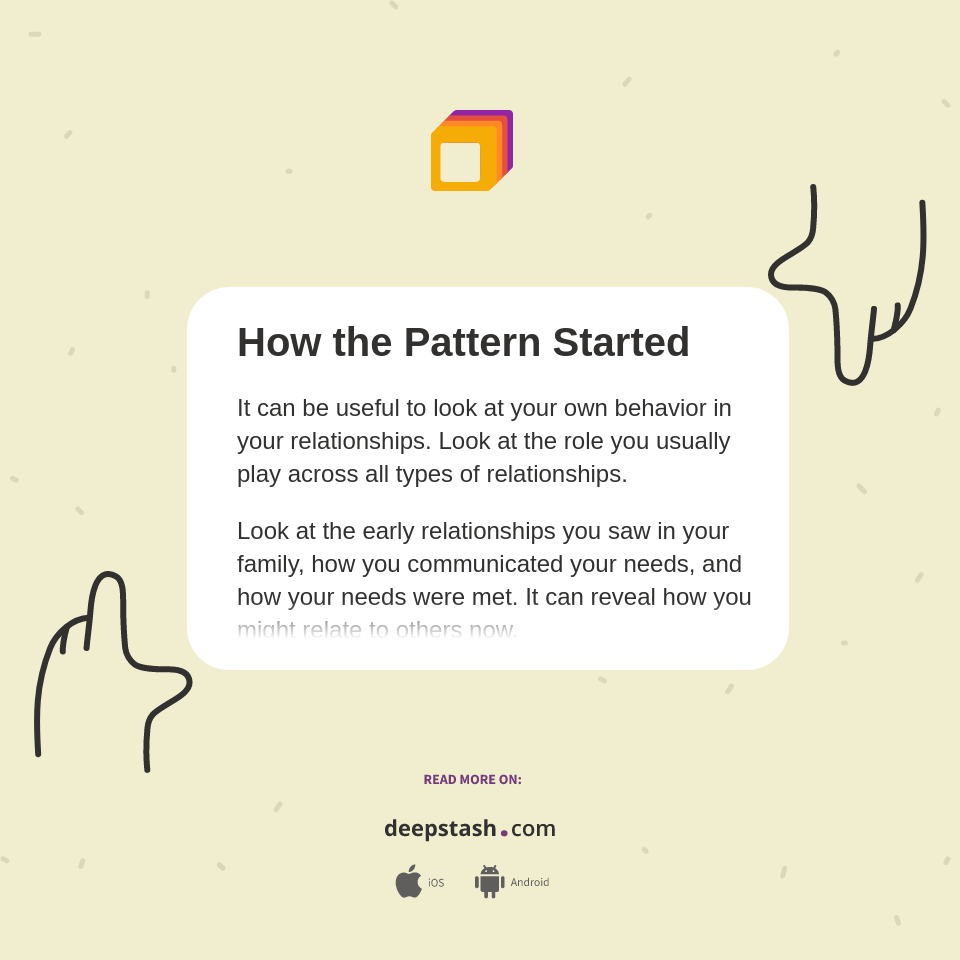 How the Pattern Started - Deepstash