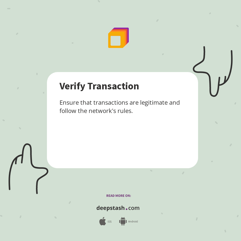 Verify Transaction - Deepstash