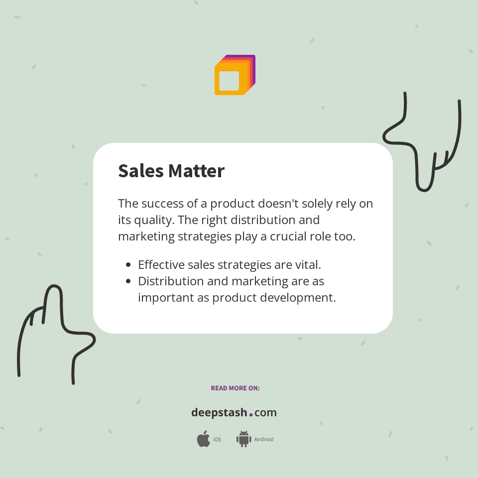 Sales Matter - Deepstash