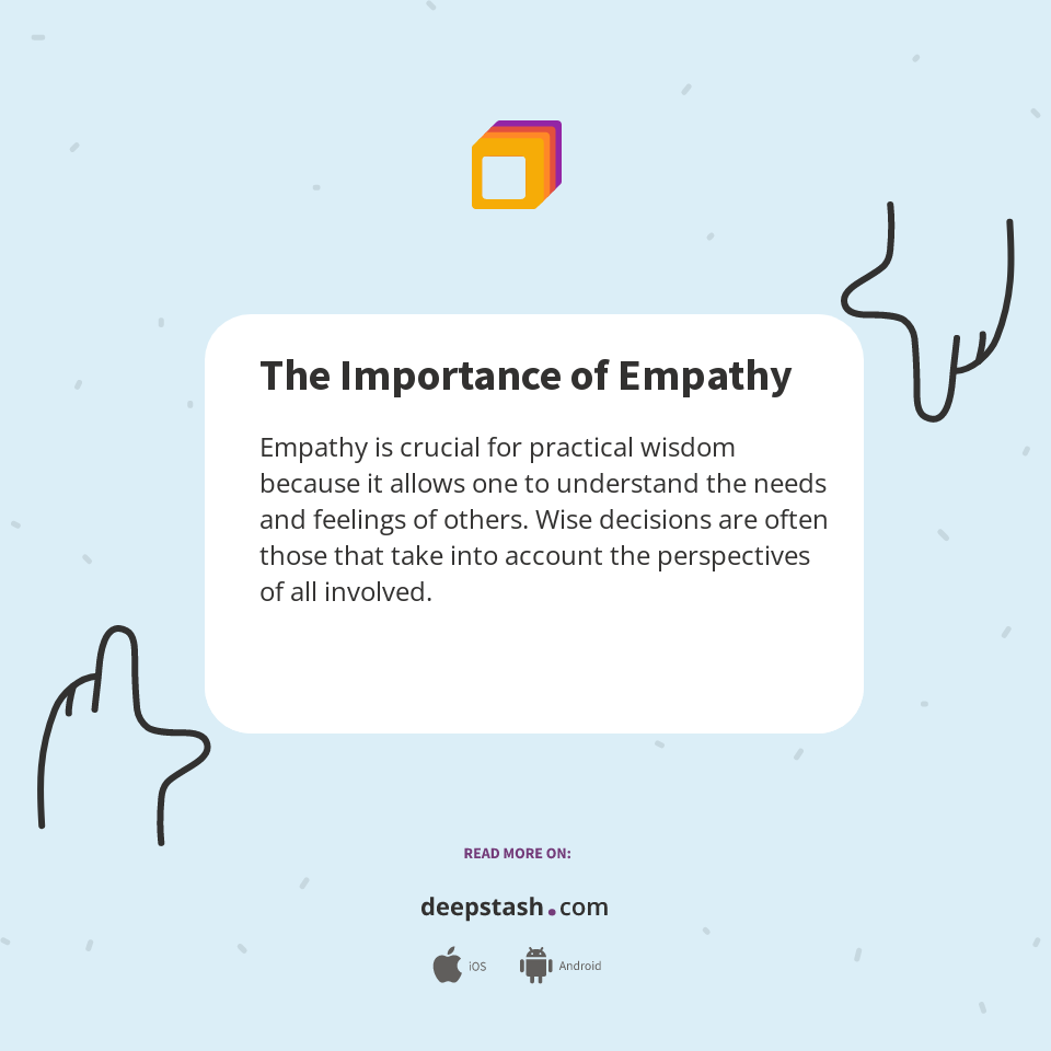 The Importance of Empathy - Deepstash
