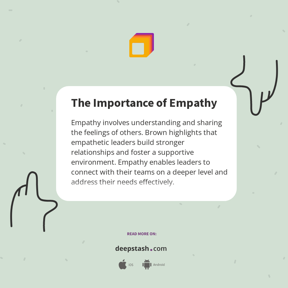The Importance of Empathy - Deepstash