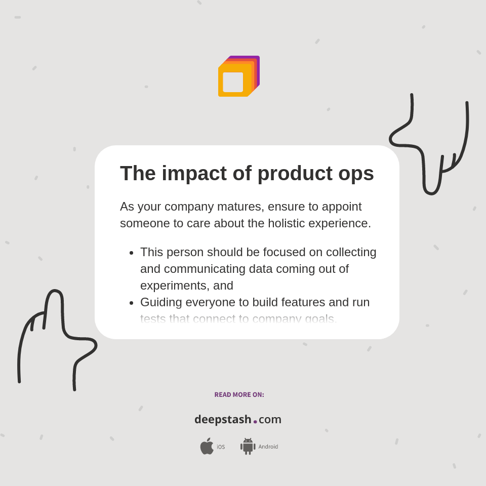 The impact of product ops - Deepstash