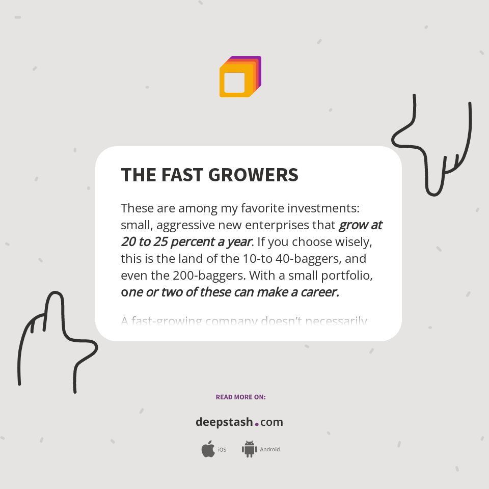 THE FAST GROWERS - Deepstash