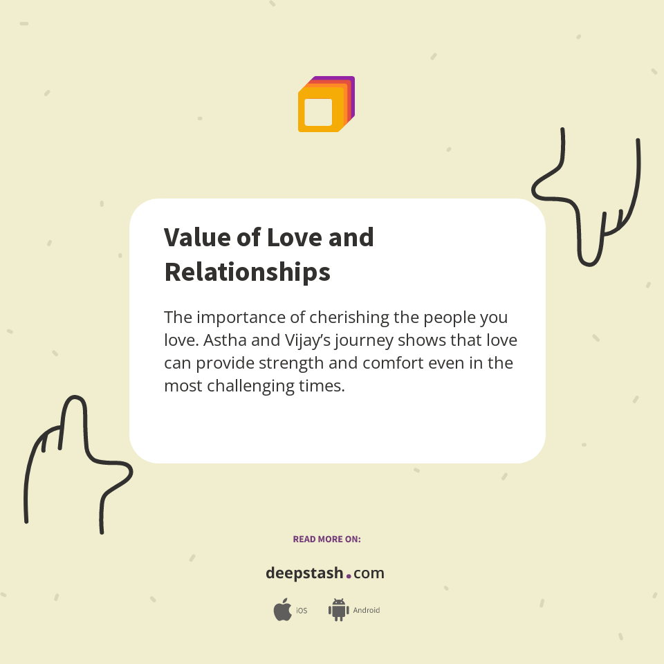 Value of Love and Relationships - Deepstash