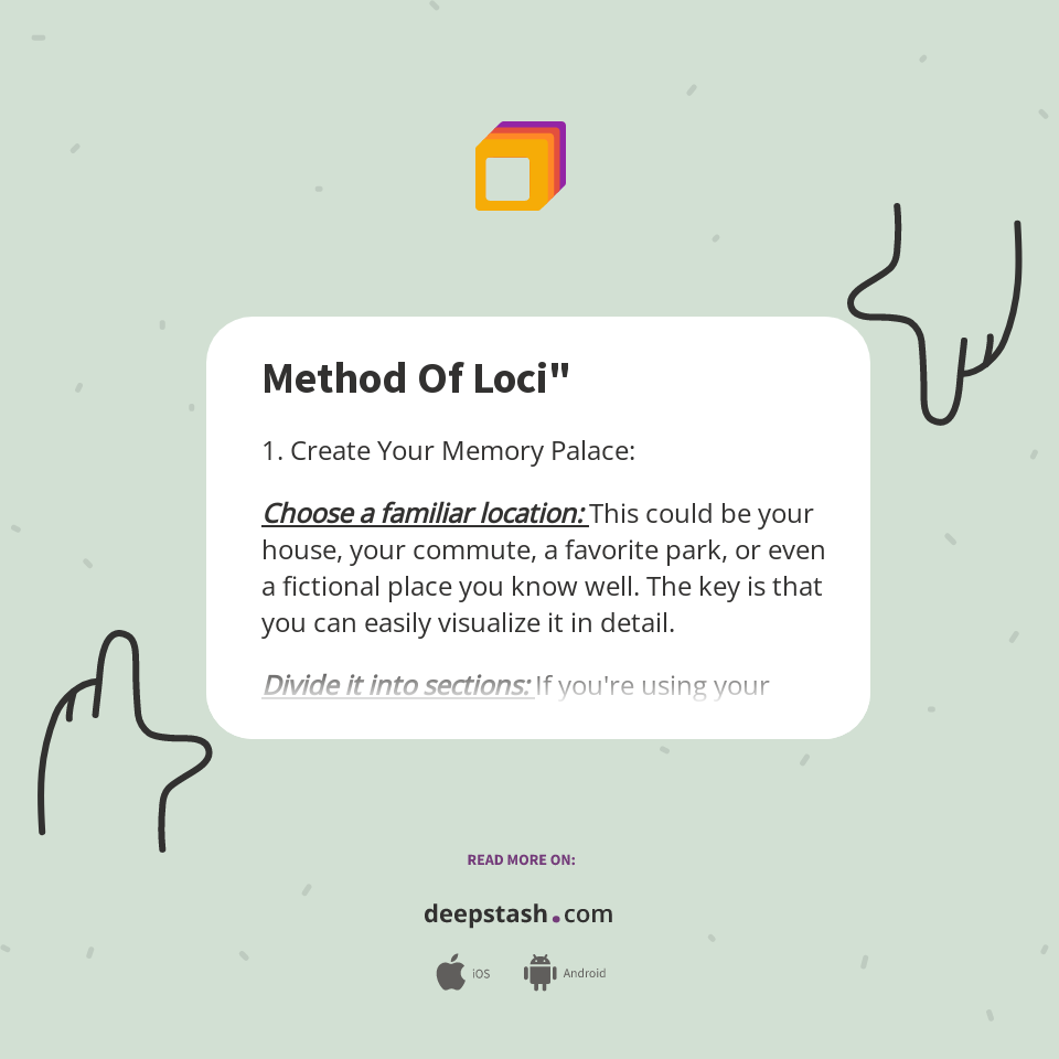 Method Of Loci" - Deepstash