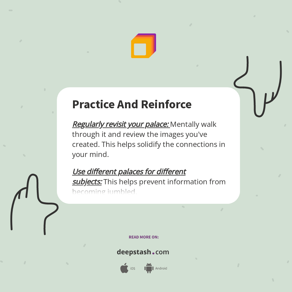 Practice And Reinforce - Deepstash