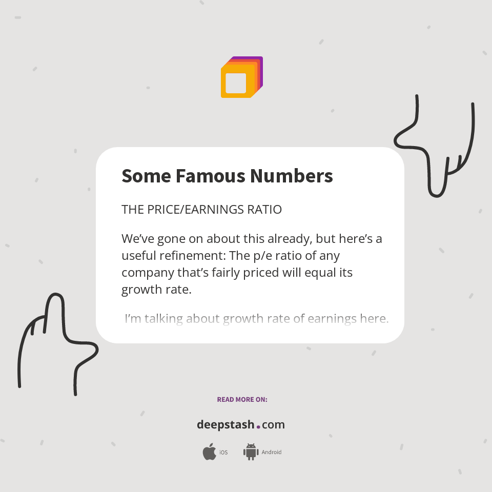 Some Famous Numbers - Deepstash