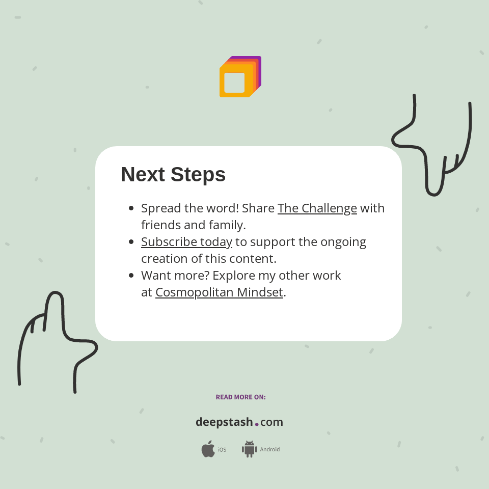 Next Steps - Deepstash