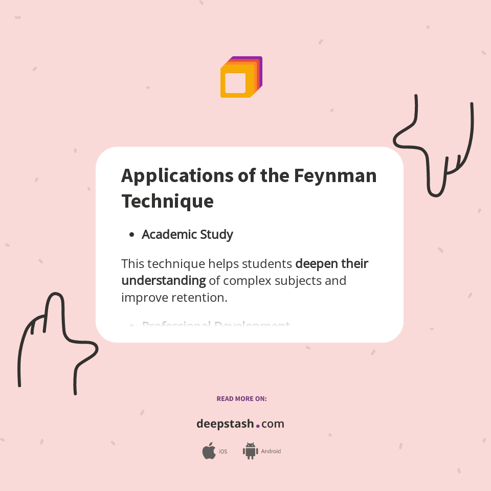 Applications of the Feynman Technique - Deepstash