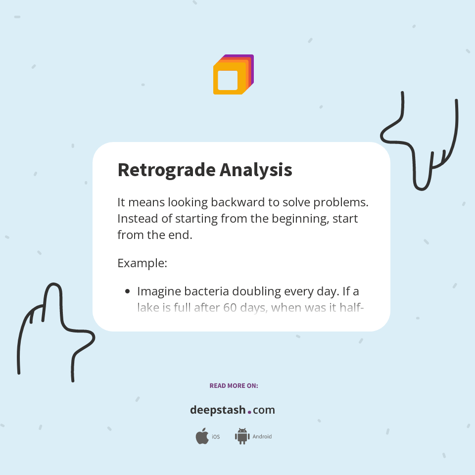 Retrograde Analysis - Deepstash