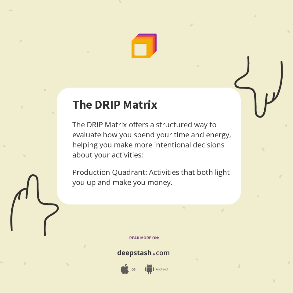 The DRIP Matrix - Deepstash