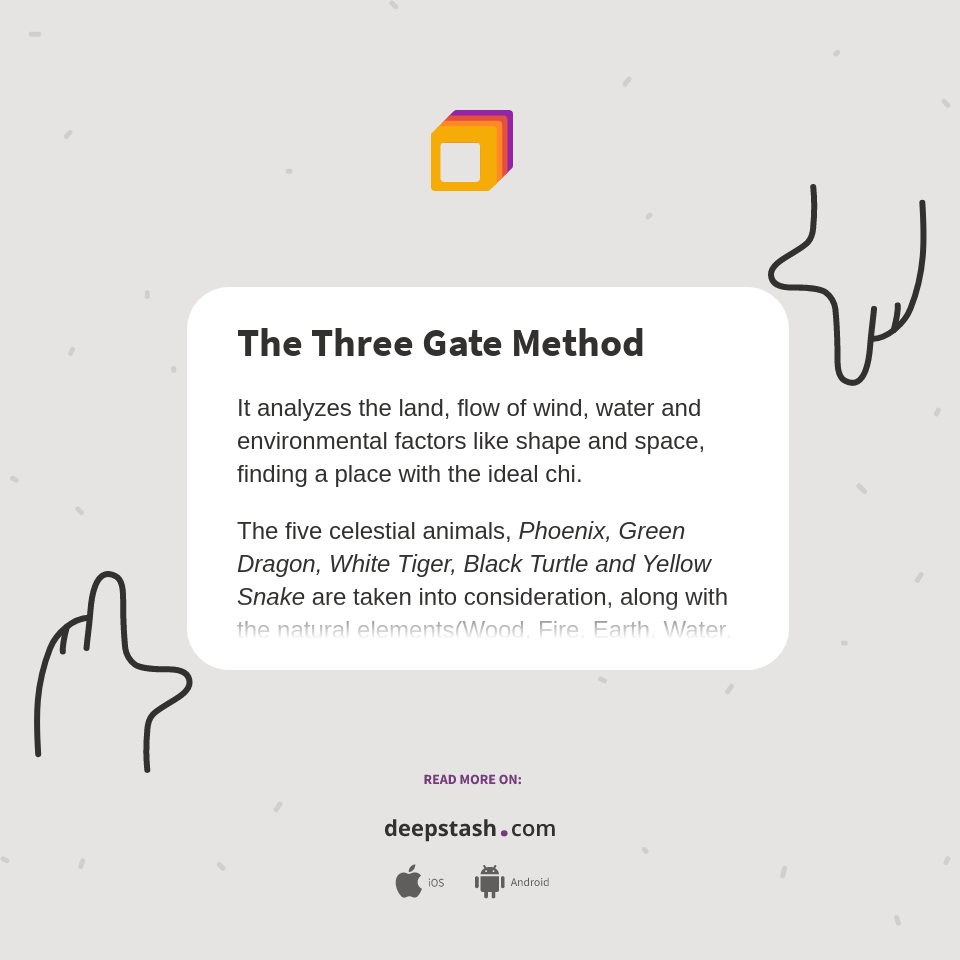 The Three Gate Method - Deepstash