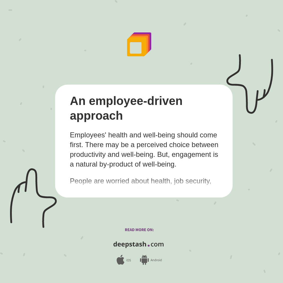 An employee-driven approach - Deepstash
