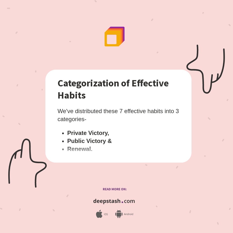 Categorization of Effective Habits - Deepstash