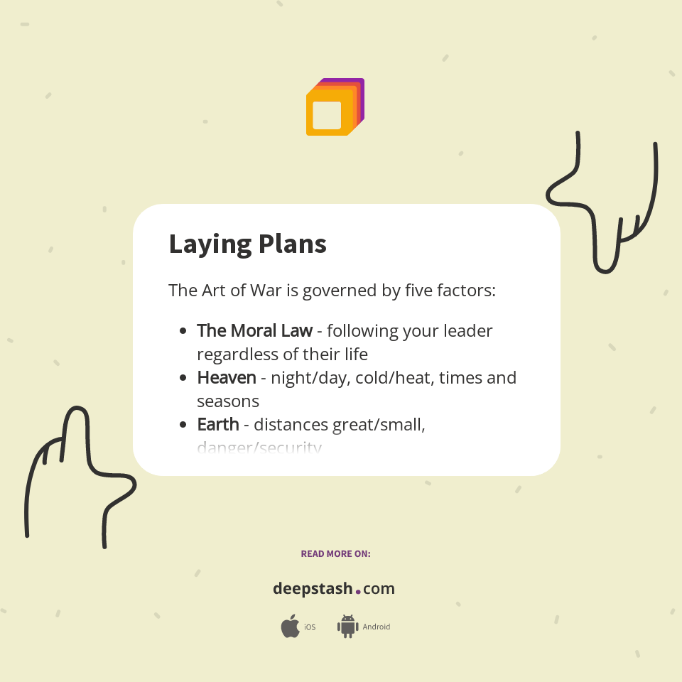 Laying Plans - Deepstash