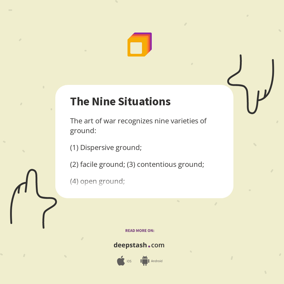 The Nine Situations - Deepstash