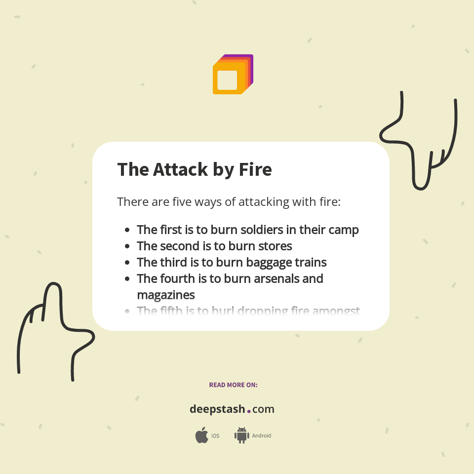 The Attack by Fire - Deepstash