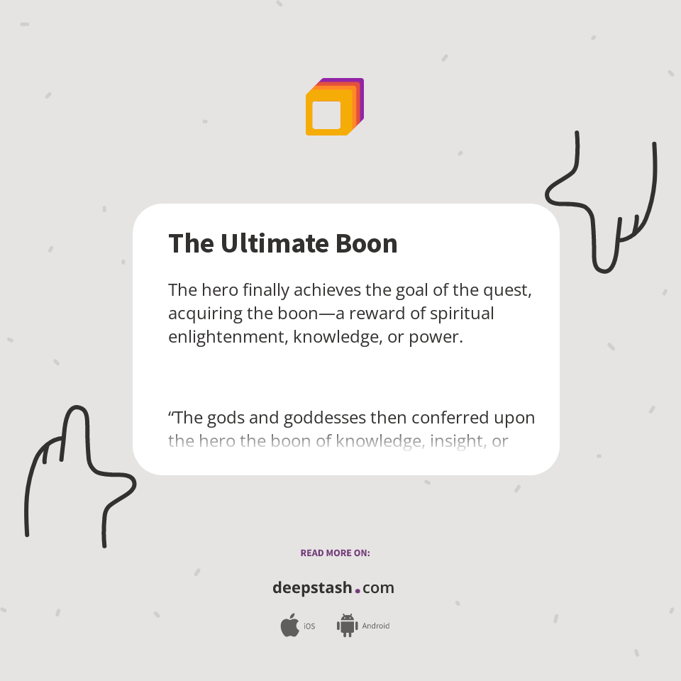 The Ultimate Boon - Deepstash