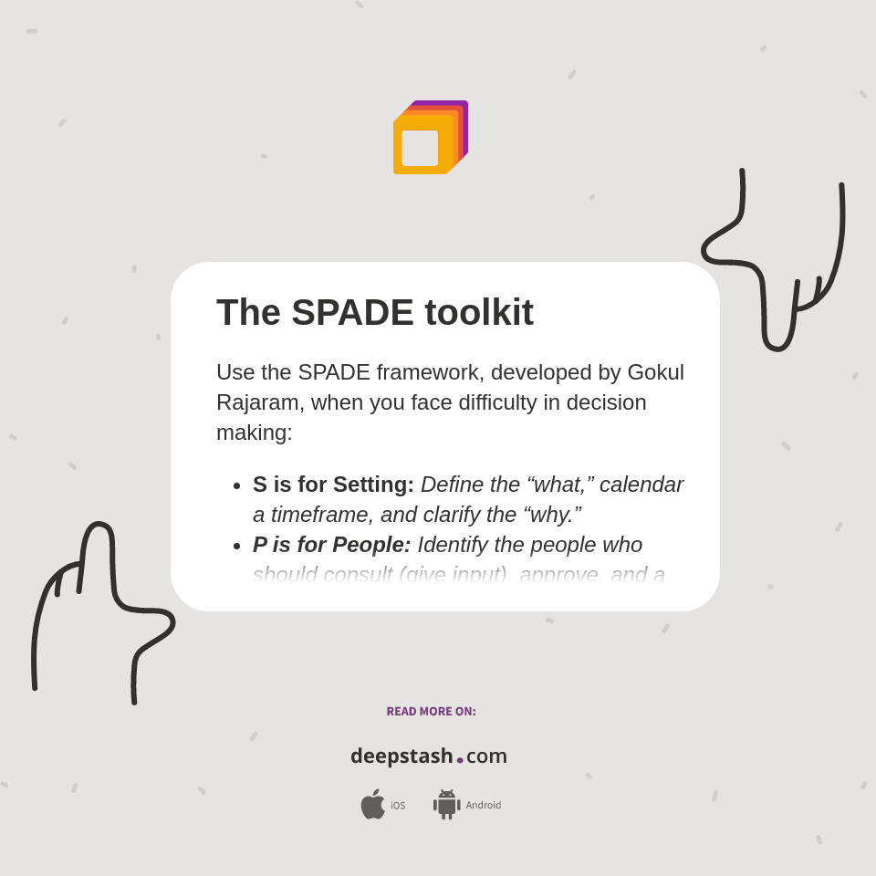 The SPADE toolkit - Deepstash