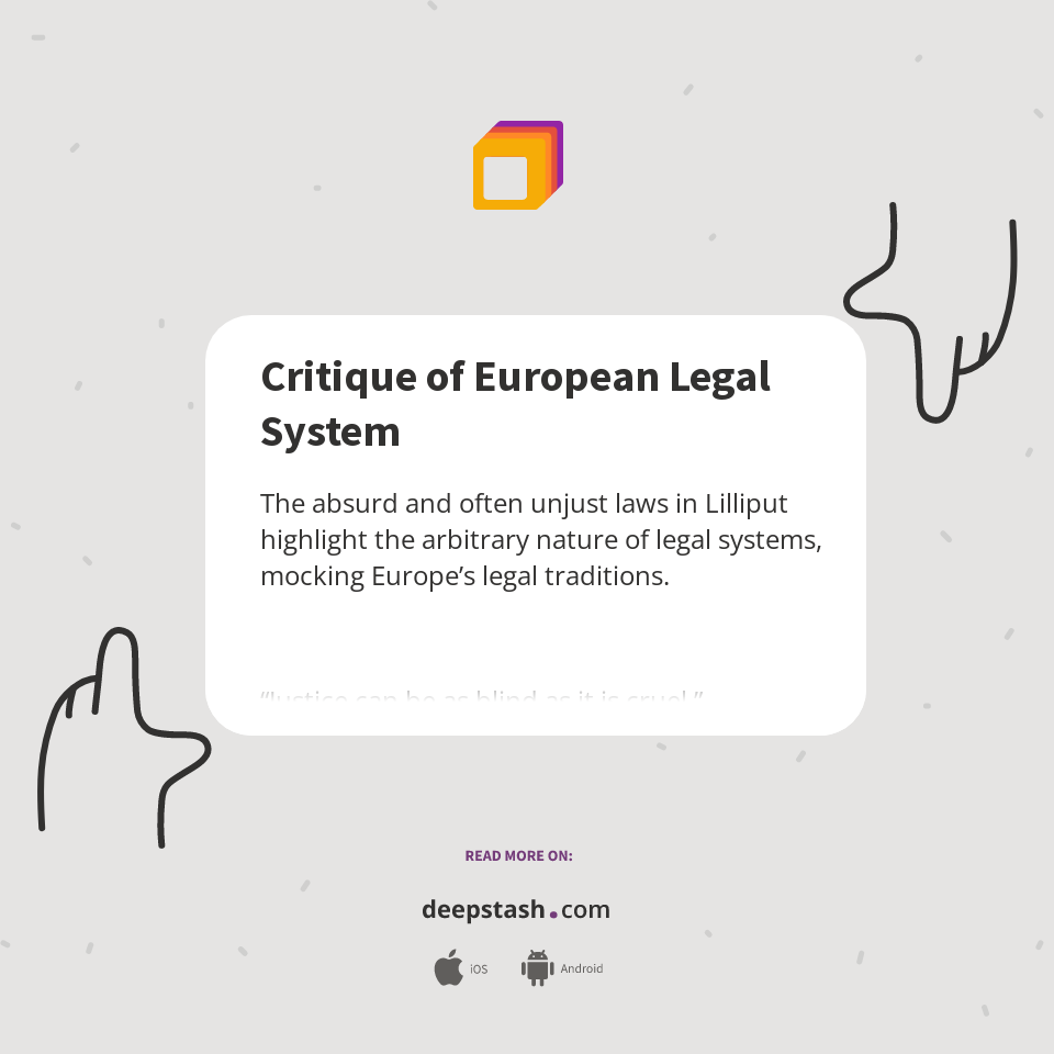 Critique of European Legal System - Deepstash