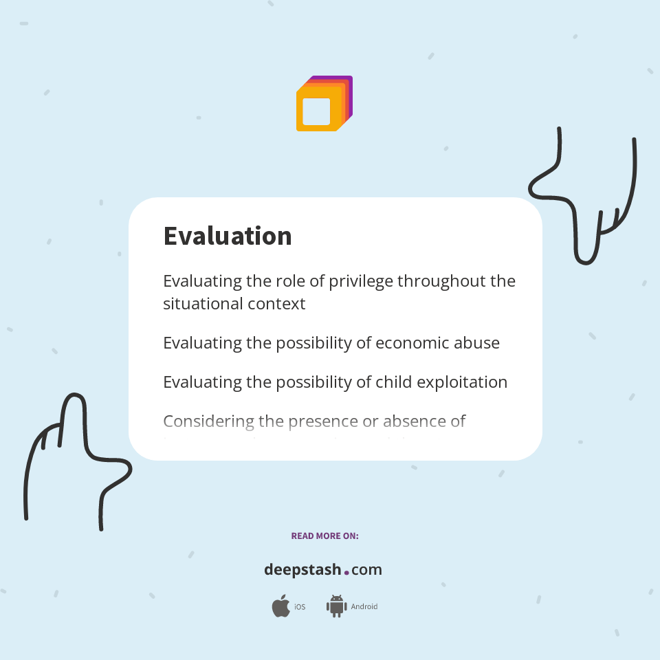 Evaluation - Deepstash