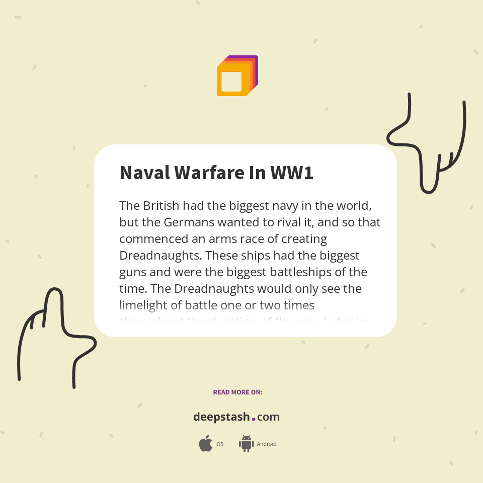 Naval Warfare In WW1 - Deepstash