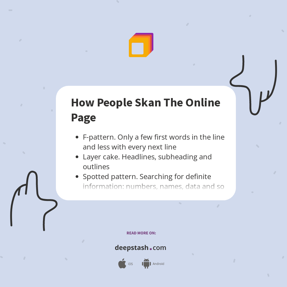 How People Skan The Online Page - Deepstash
