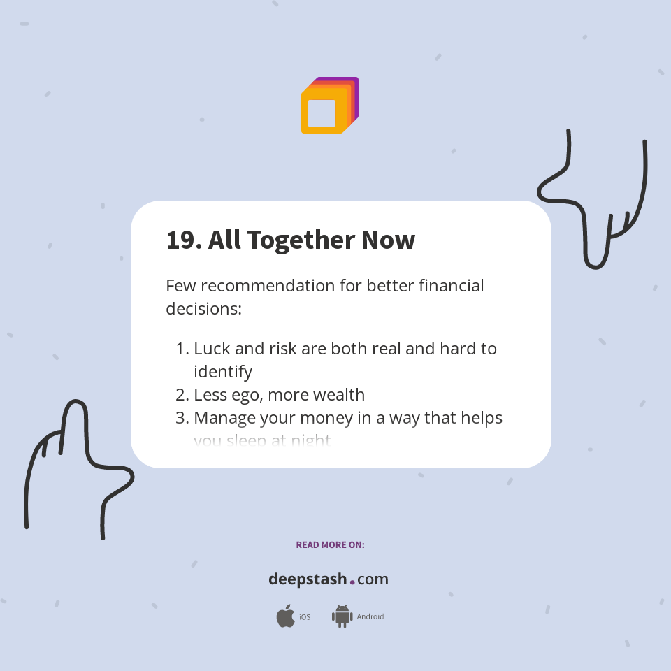 19. All Together Now - Deepstash