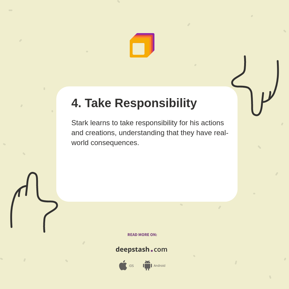 4. Take Responsibility - Deepstash