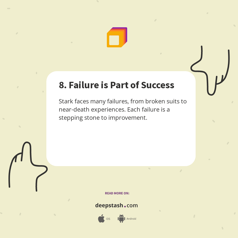 8. Failure is Part of Success - Deepstash