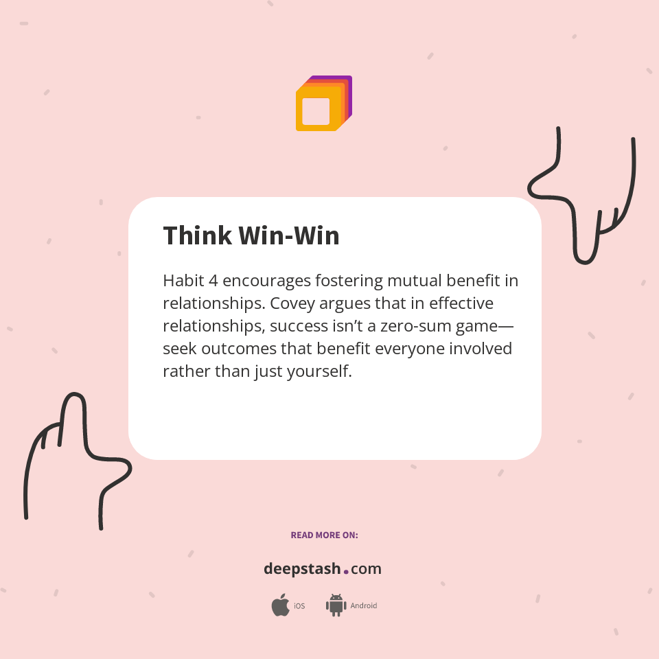 Think Win-Win - Deepstash