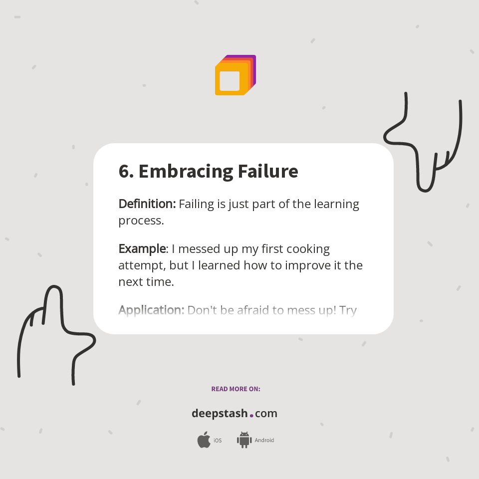 6. Embracing Failure - Deepstash