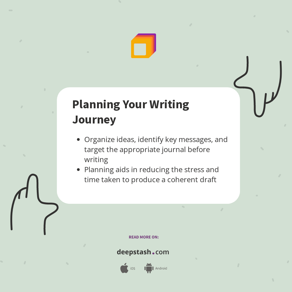 Planning Your Writing Journey - Deepstash