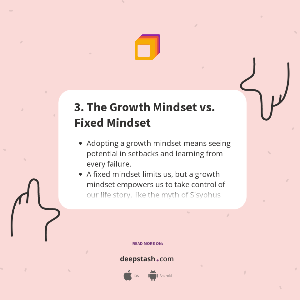3. The Growth Mindset vs. Fixed Mindset - Deepstash