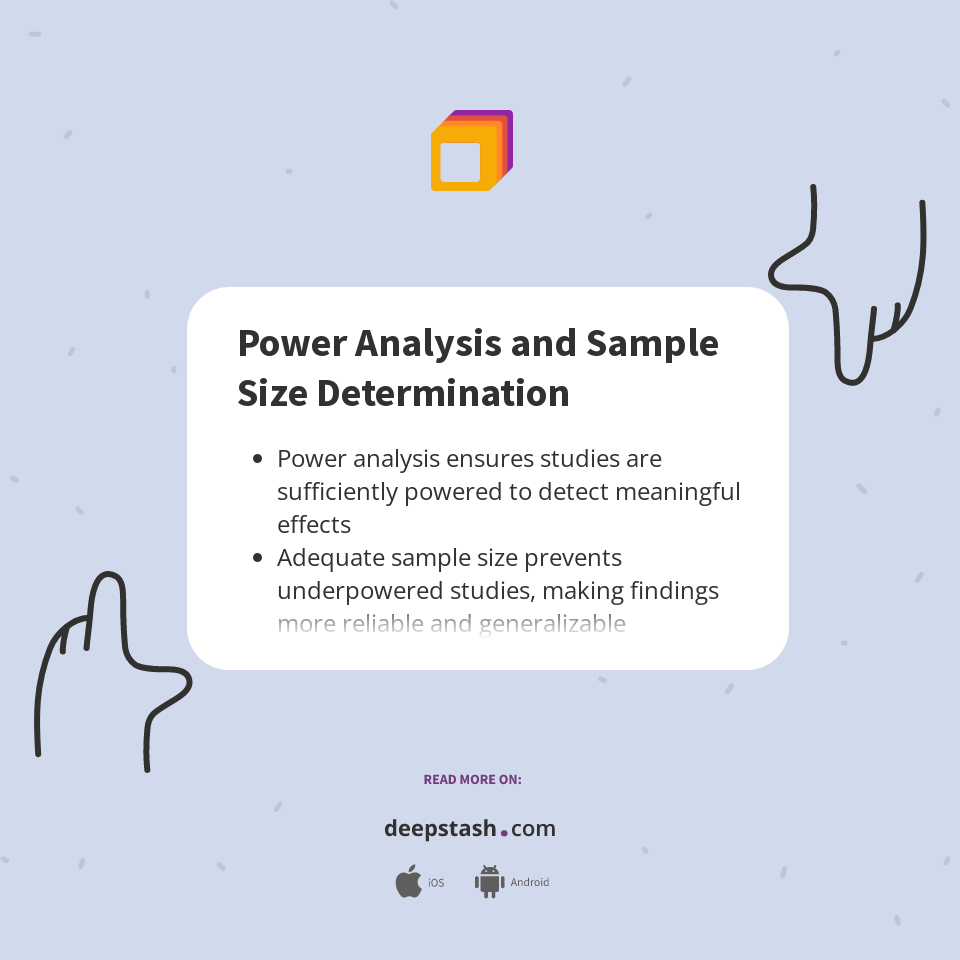 Power Analysis and Sample Size Determination - Deepstash
