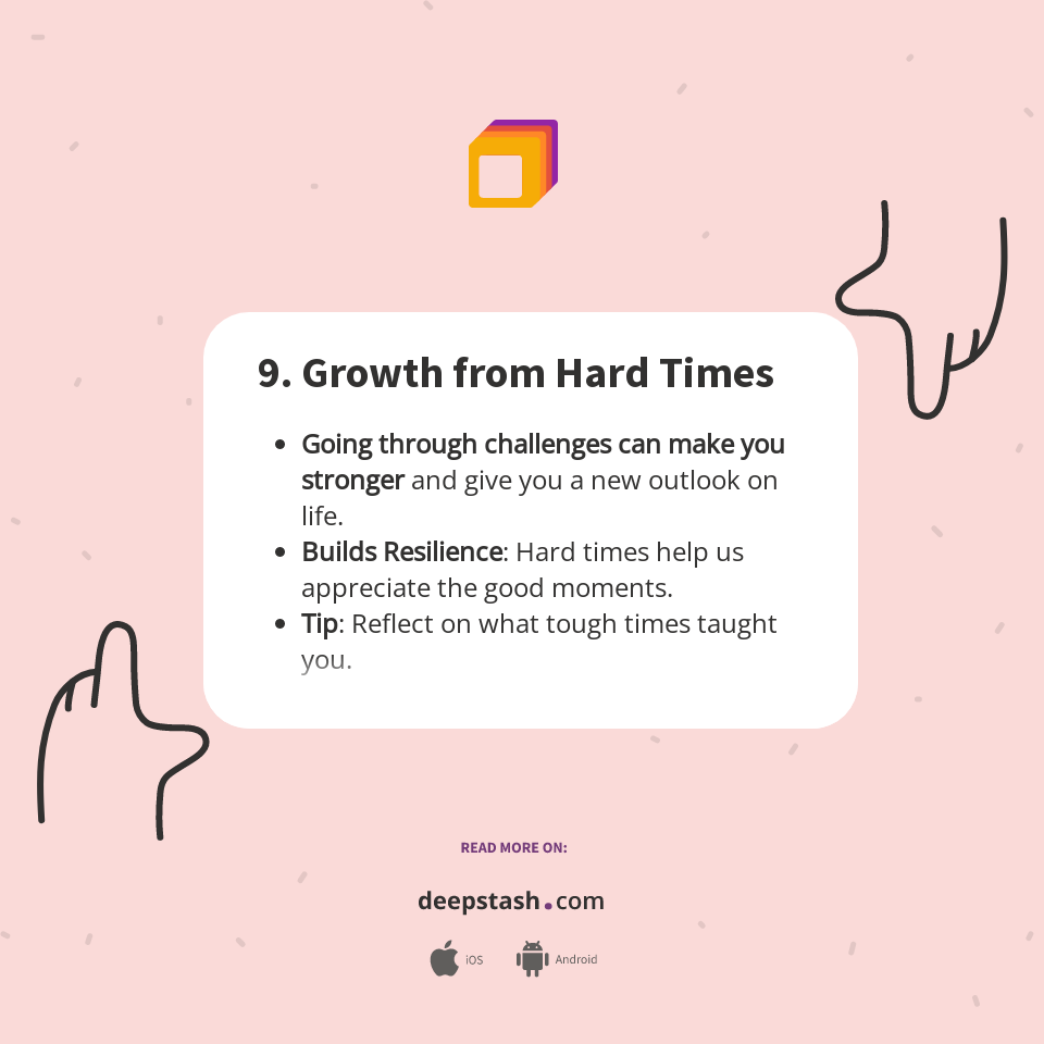 9. Growth from Hard Times - Deepstash