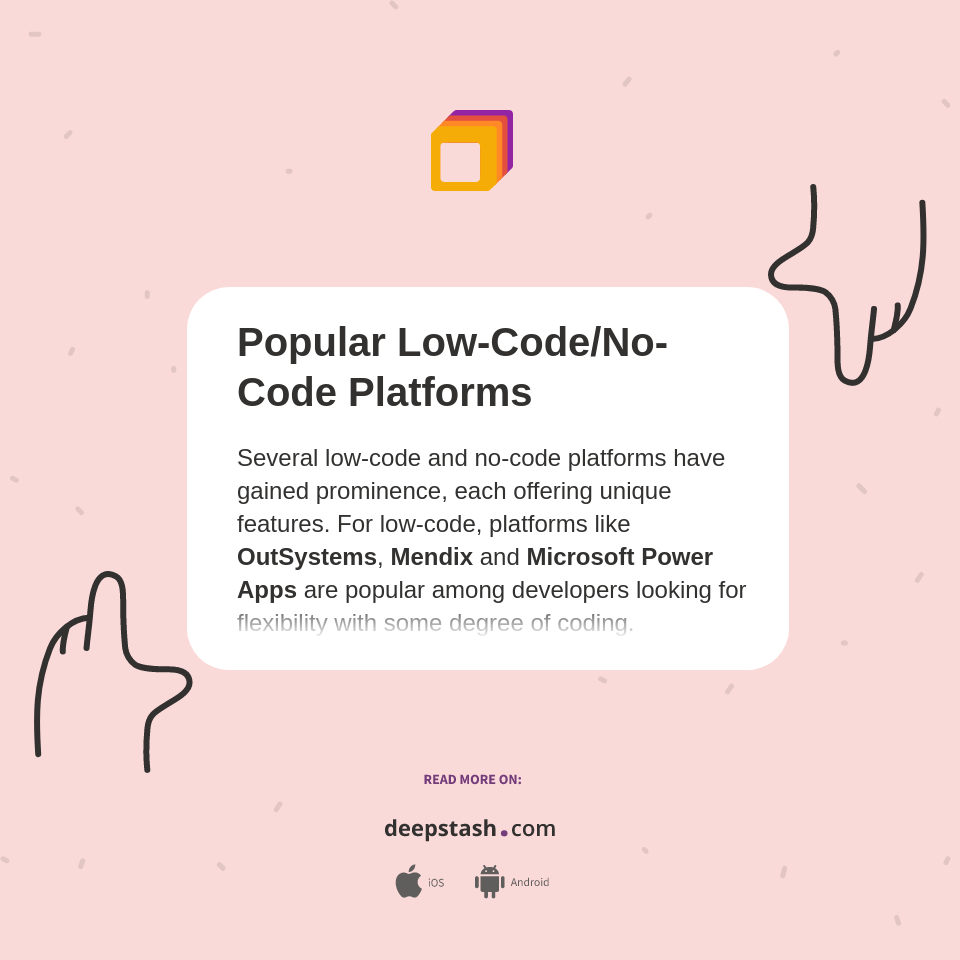 Popular Low-Code/No-Code Platforms - Deepstash