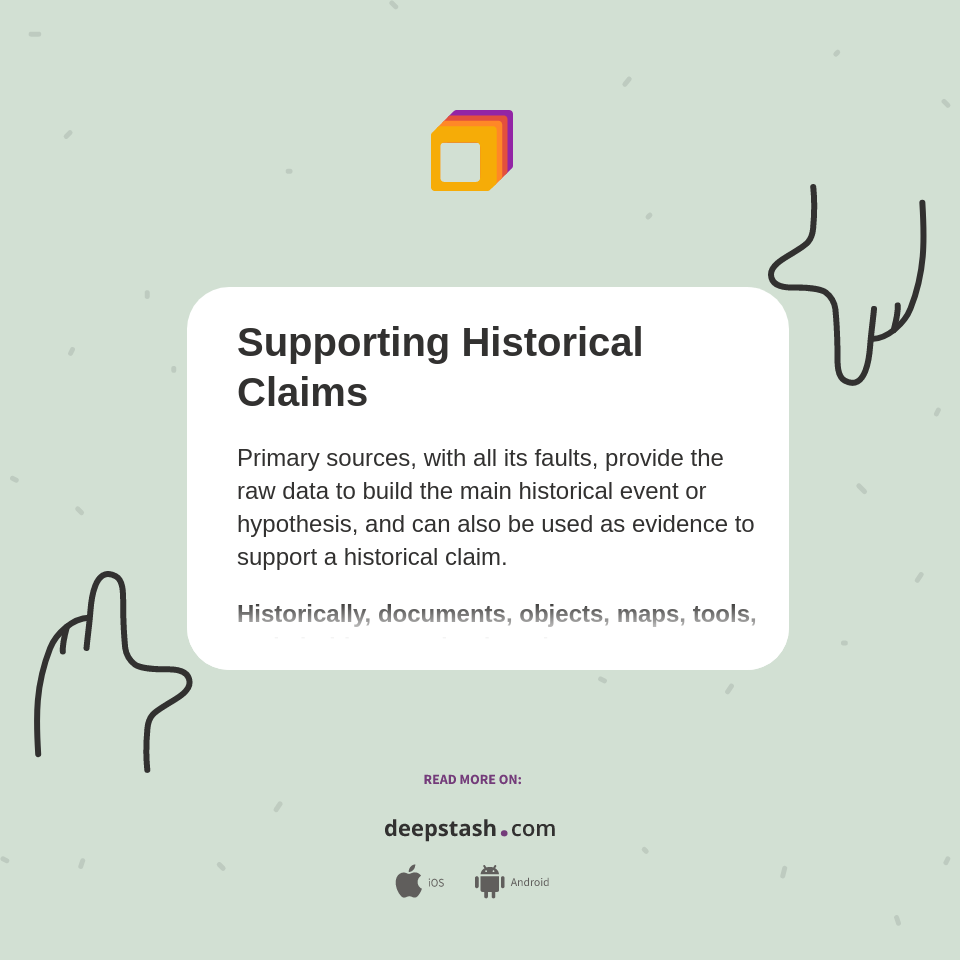 Supporting Historical Claims - Deepstash