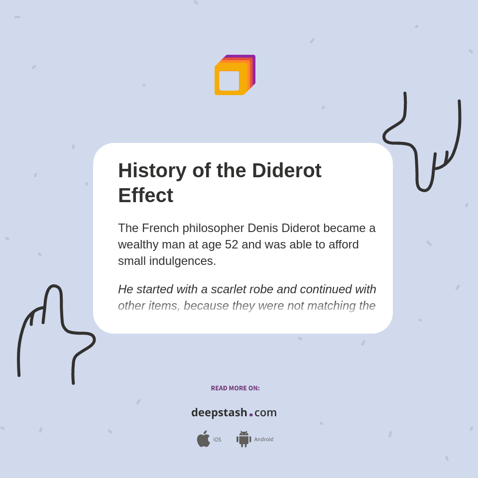 History of the Diderot Effect - Deepstash