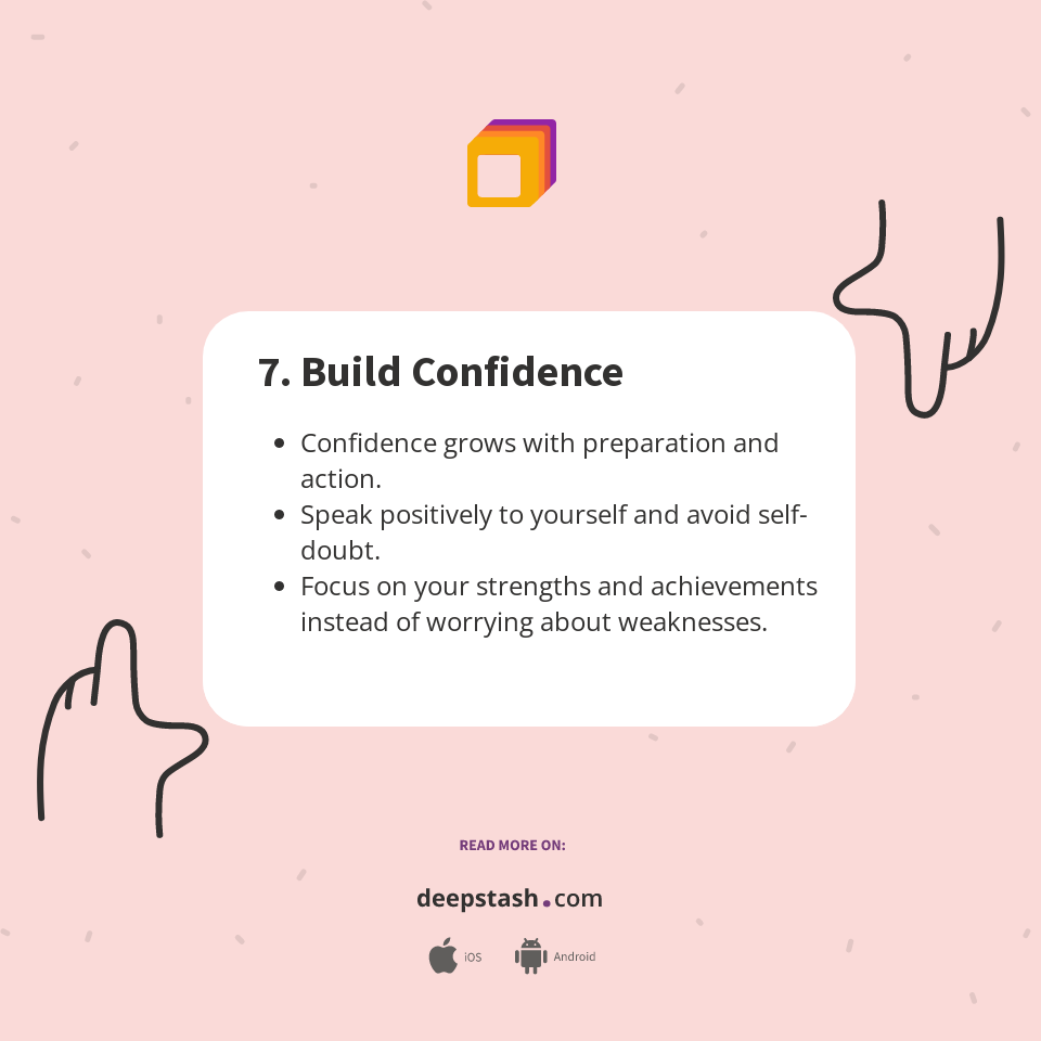 7. Build Confidence - Deepstash
