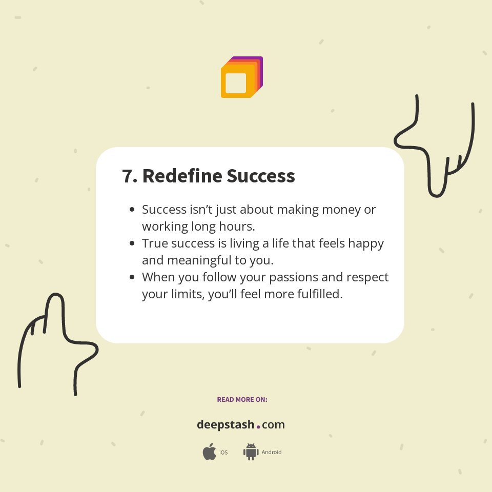7. Redefine Success - Deepstash